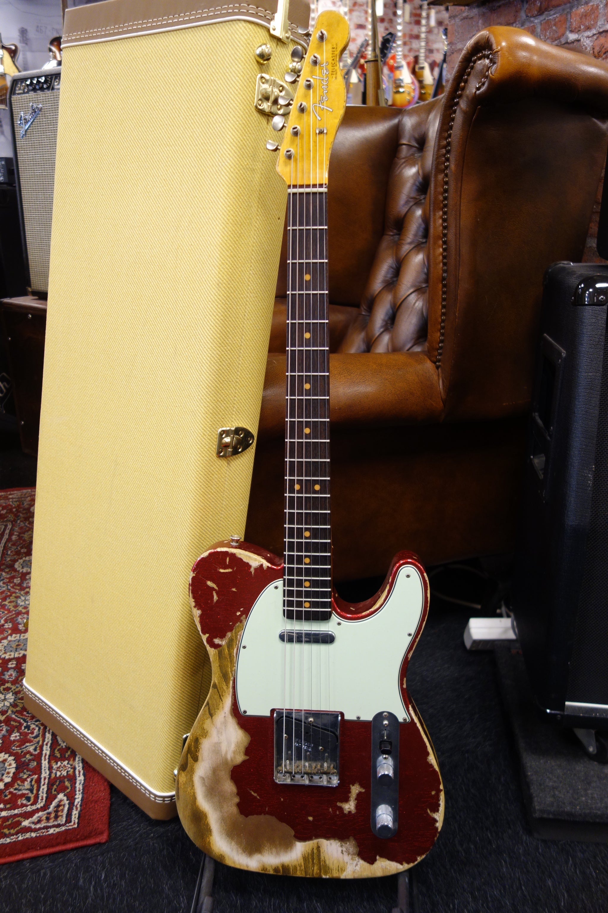 Fender '63 Super Heavy Relic Telecaster Red Sparkle – Dirk Witte