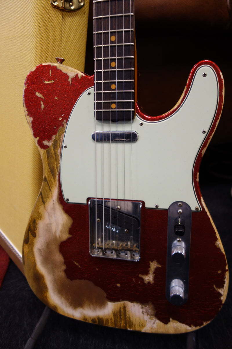 Fender '63 Super Heavy Relic Telecaster Red Sparkle – Dirk Witte